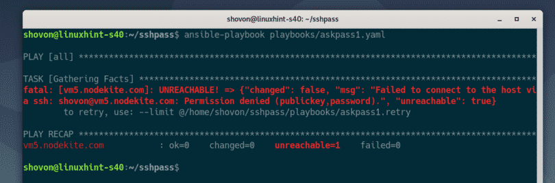 How to Use SSH Password-Based Login in Ansible Using sshpass