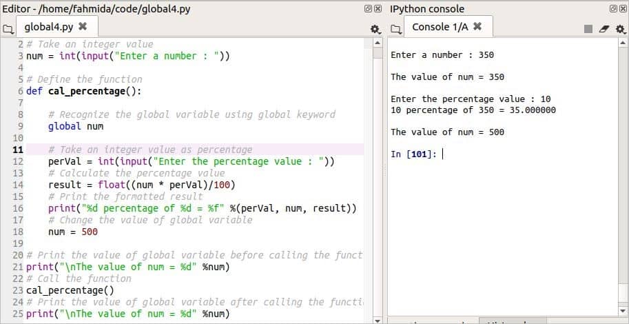 Understand Global Variables Scope In Python