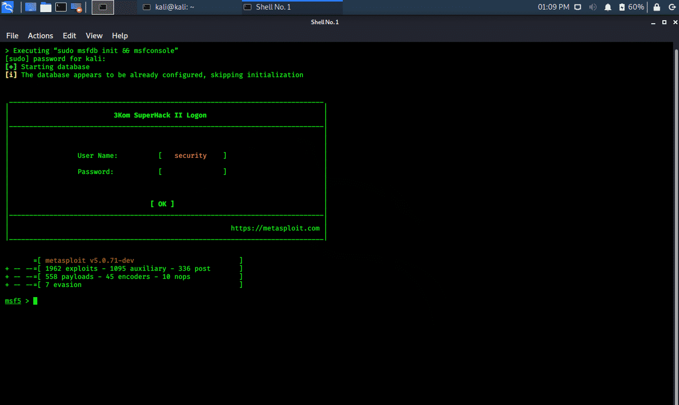 Using Metasploit And Nmap In Kali Linux 2020 1