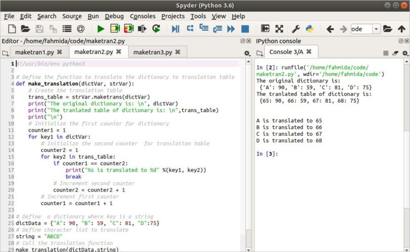 How to Use maketrans in Python 3