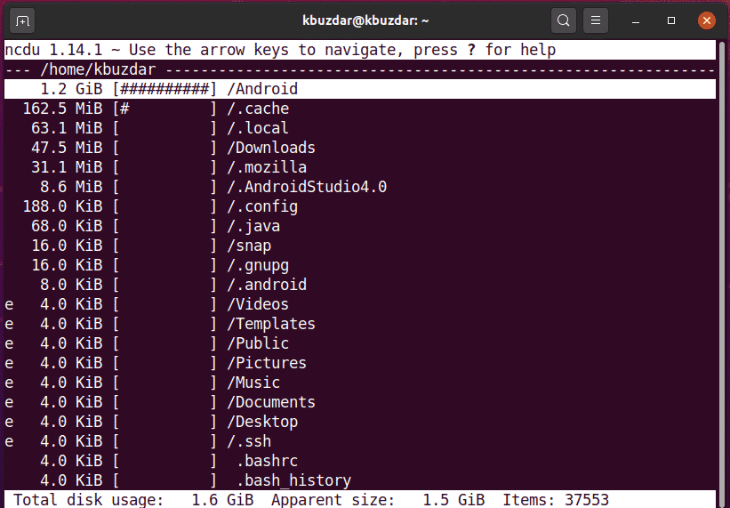 Check Directory Size In Linux