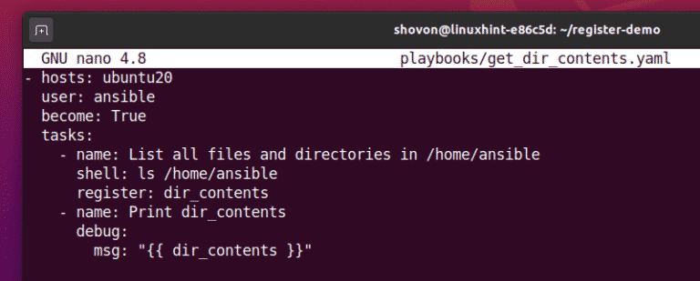 How To Use Ansible Register Module