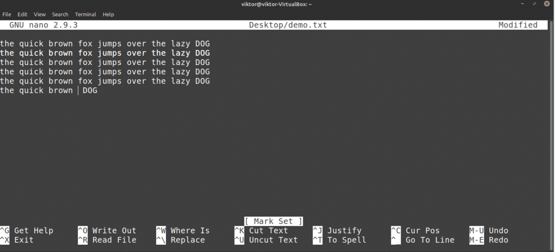 How to Use the GNU Nano Editor – Linux Hint