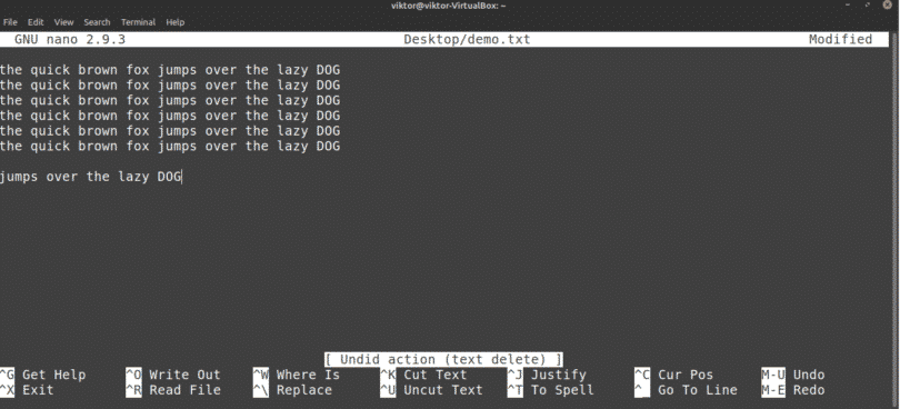How to Use the GNU Nano Editor – Linux Hint