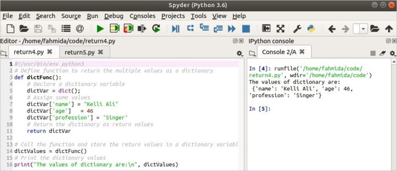 Return Multiple Values from A Python Function