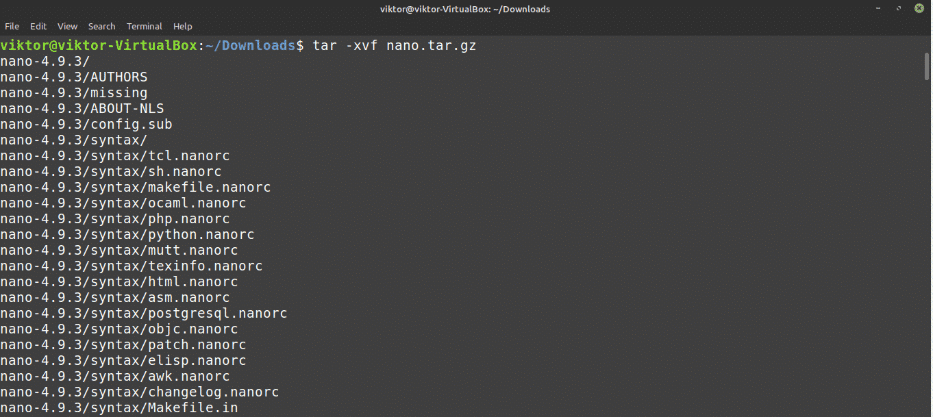 How To Use The GNU Nano Editor Linux Hint