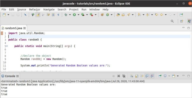 Generate A Random Number In Java