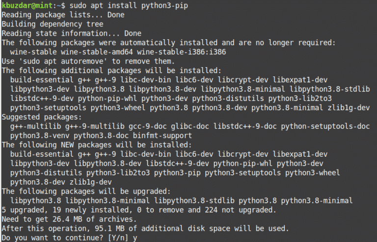 How To Install PIP In Linux Mint 20