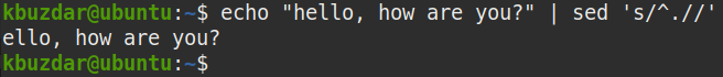 Removing Characters From String In Bash