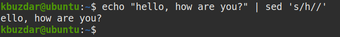 Removing Characters From String In Bash