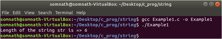 String Length In C Language