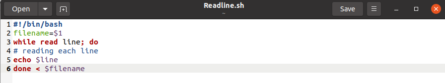 Bash While Read Line