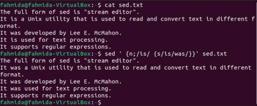 How To Replace Multiple Lines Using The sed Command