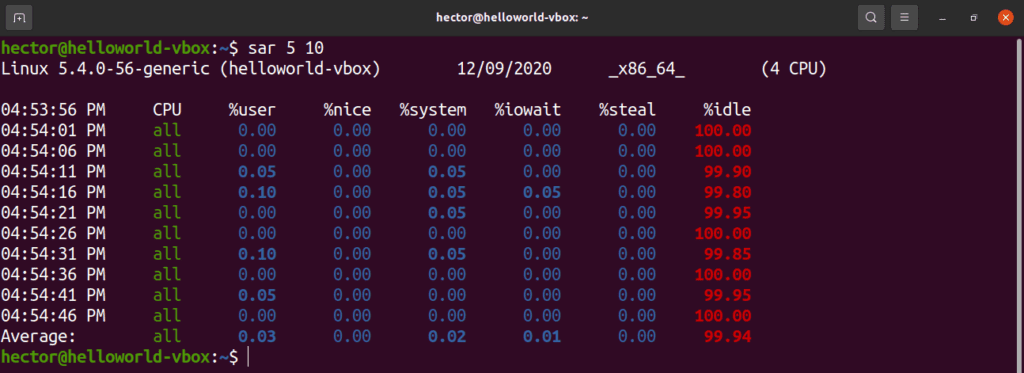 How To Check CPU Utilization In Linux