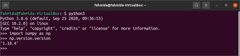 How to install NumPy python development environment on Ubuntu