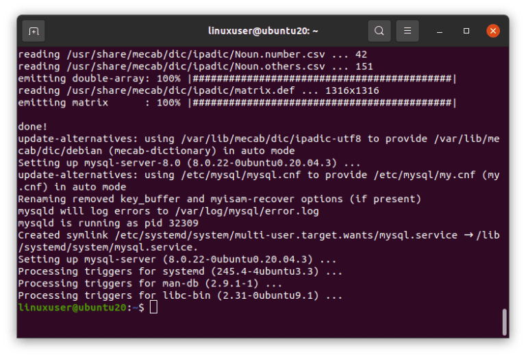 Set up LAMP(Linux, Apache, MySQL, PHP) Stack on Ubuntu 20.04