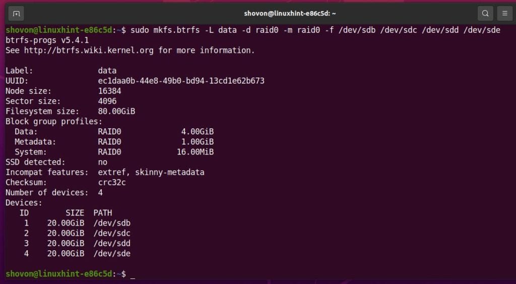 How to Set Up Btrfs RAID