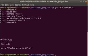 Macro in C language – Linux Hint