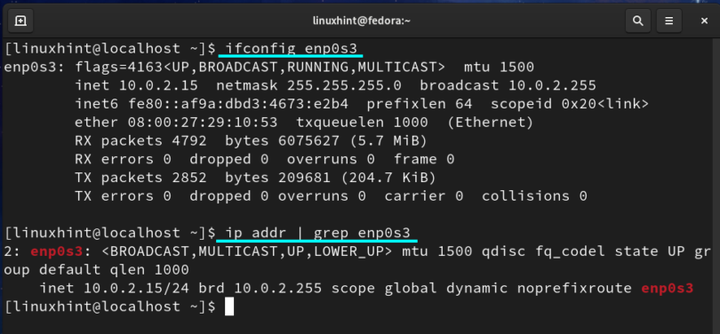 How To Configure A Static Ip Address On Fedora