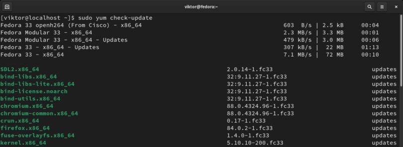 How to Update a Fedora Linux System