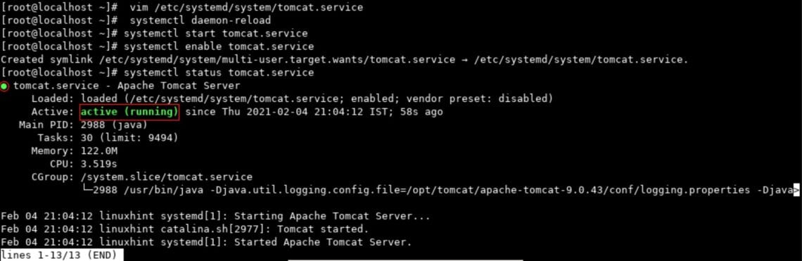 How To Install And Configure Apache Tomcat On Fedora Linux how-to-install-and-configure-apache-tomcat-on-fedora-linux