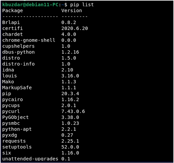 Install Python PIP Debian 11 DevsDay ru