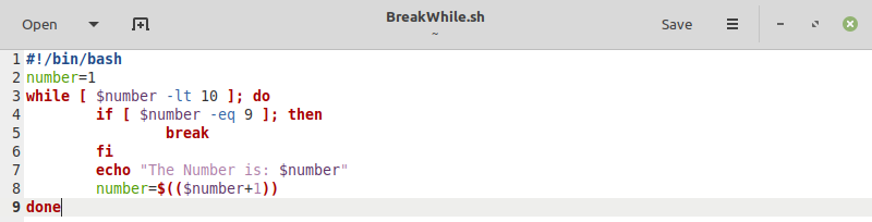 How To Break From A Bash While Loop 