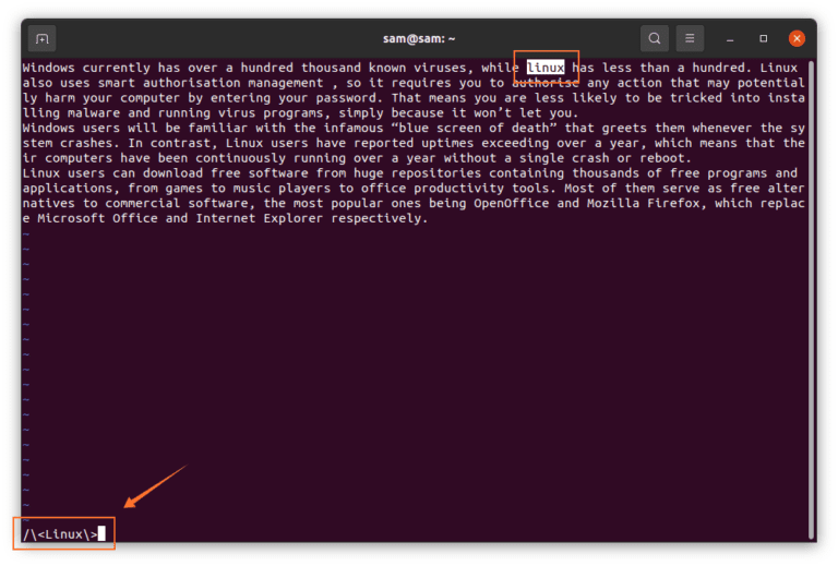 How To Search In Vim