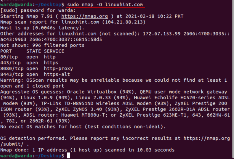 How to Use Nmap Command on Ubuntu 20.04