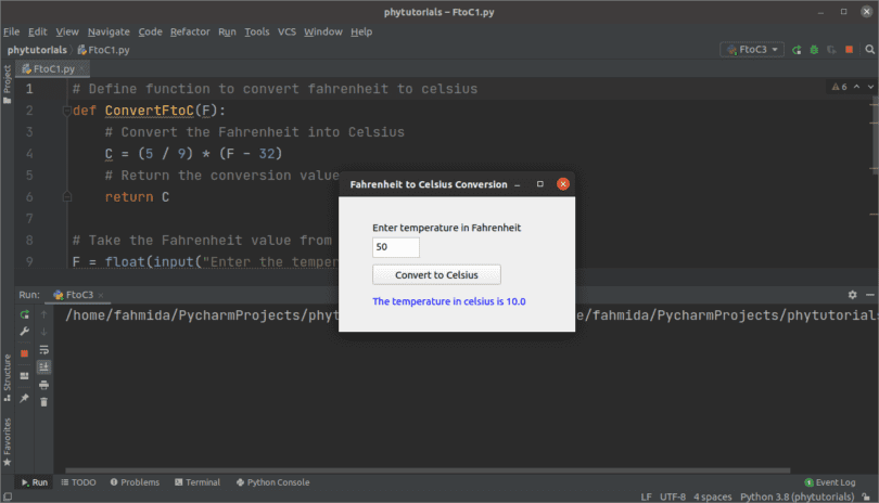 How To Convert Fahrenheit To Celsius Using Python