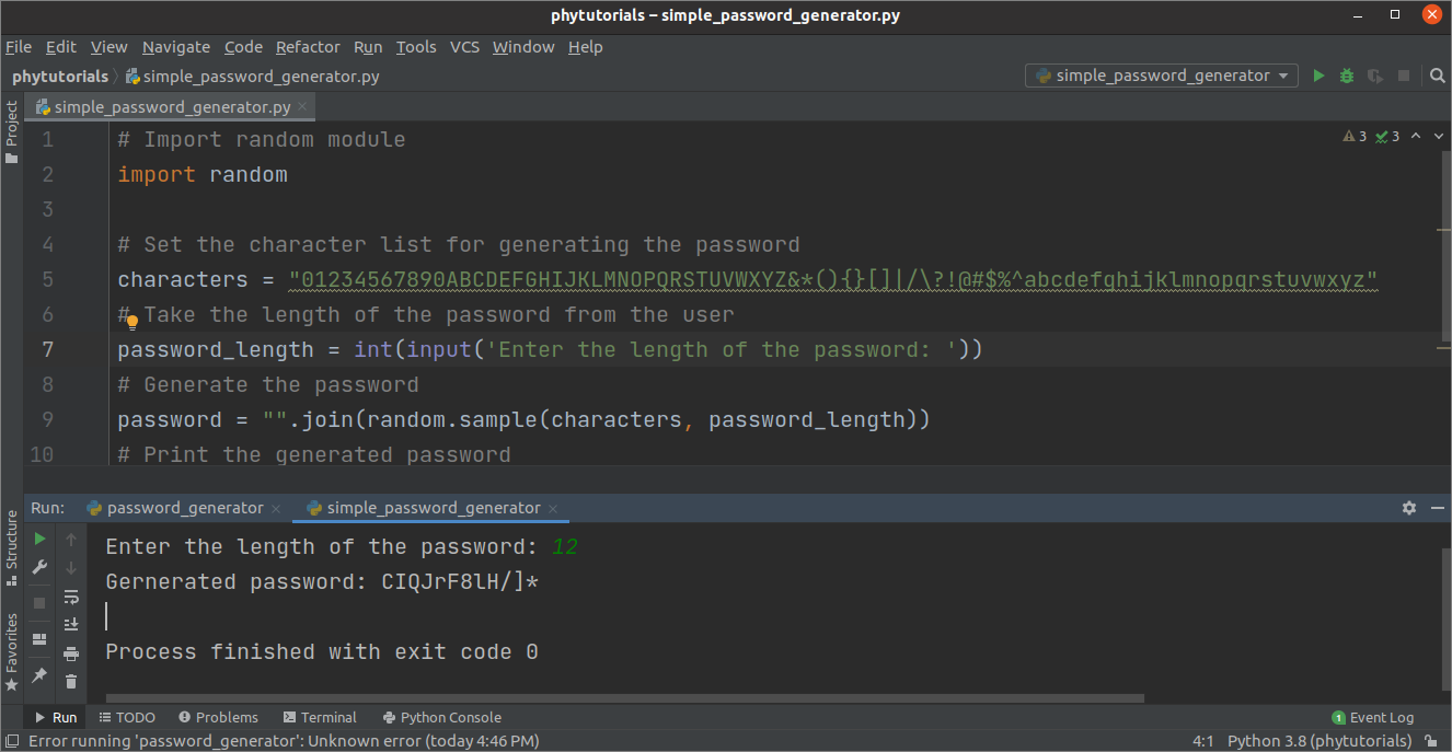 GitHub Aditya waghmare1 Password Generator This Program Help You Generate The Password 