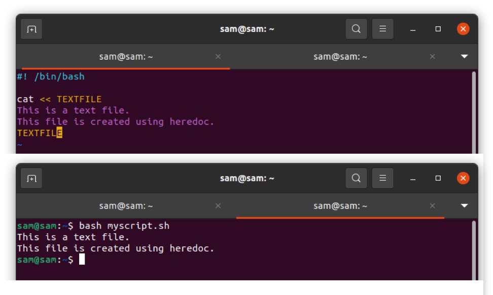 How To Write To A File In Bash