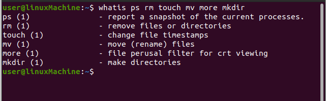 Whatis Command In Linux