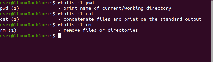 Whatis Command In Linux