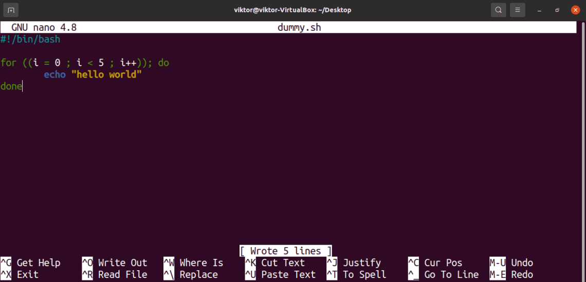 Nested Loop in Bash Script Examples