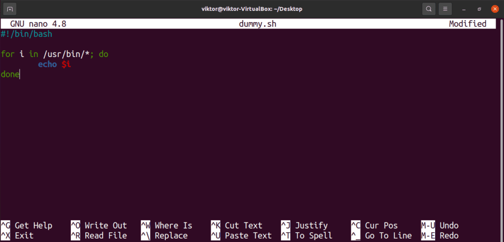 Nested Loop in Bash Script Examples