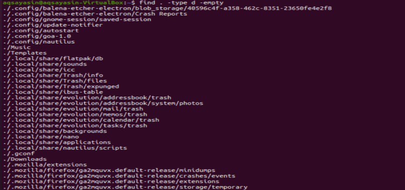How Do I List Empty Directories in Linux?
