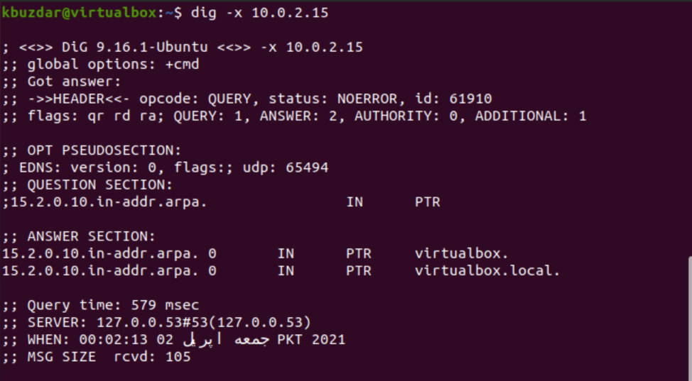 Do A Reverse DNS Lookup In Linux