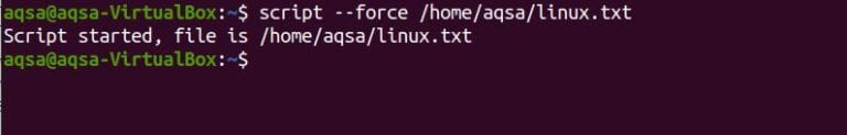  How To Run script Command In Linux 