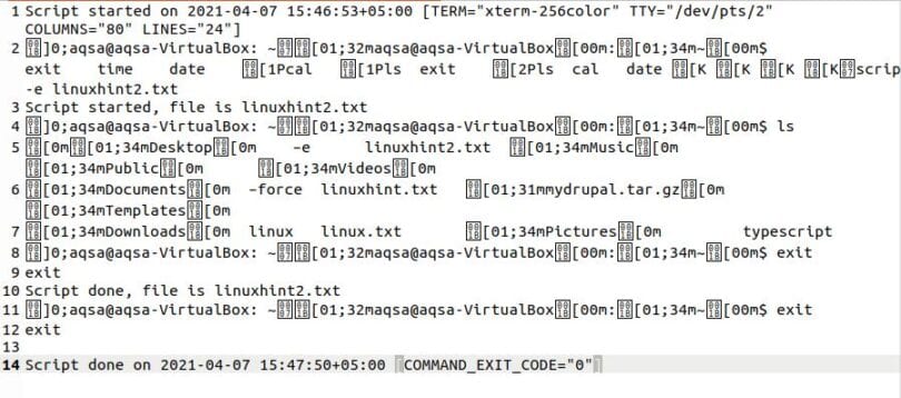  How To Run script Command In Linux 