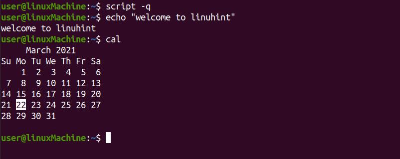 How To Run script Command In Linux 