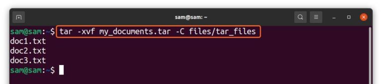 how-to-extract-tar-files-to-a-specific-directory-in-linux
