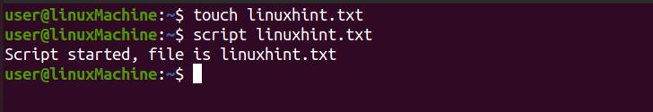 How To Run script Command In Linux 