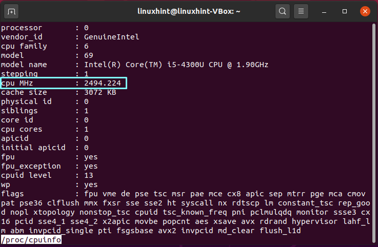 How Do I Find CPU Frequency In Linux 