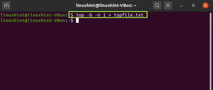 How Do I Redirect Top Output To A File In Linux 