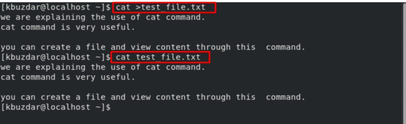 Linux Cat Command Examples