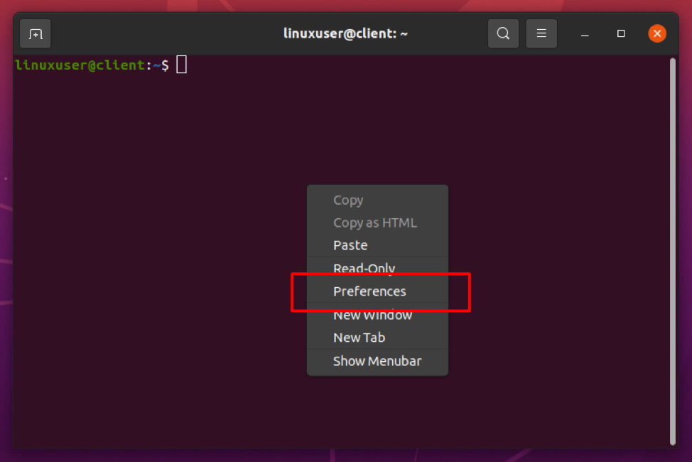 How To Change The Terminal Font Size In Ubuntu