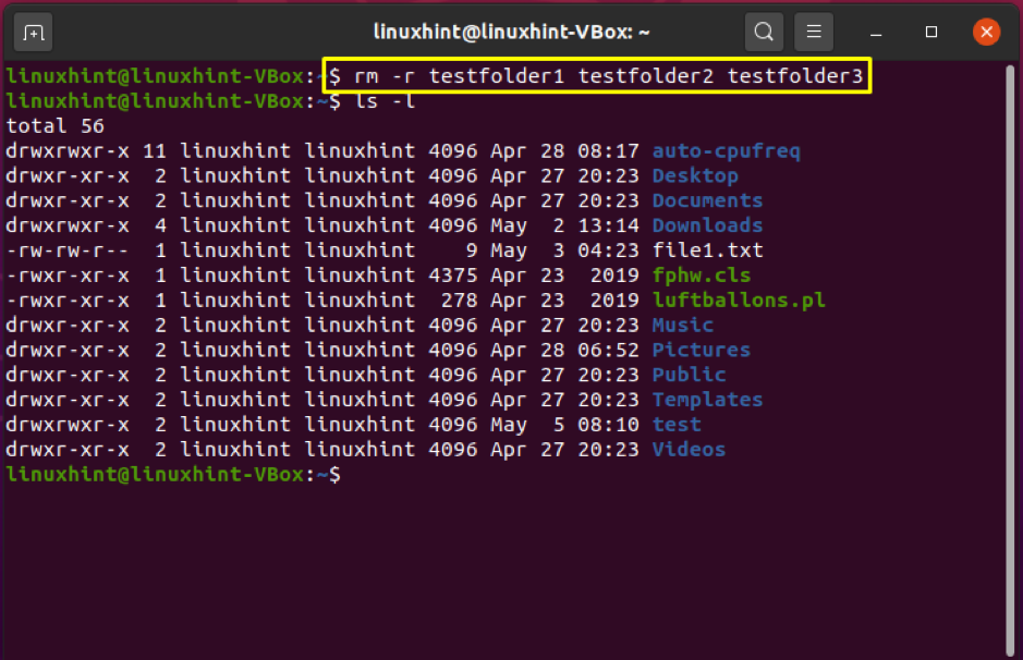 How Do I Empty A Directory In Linux 
