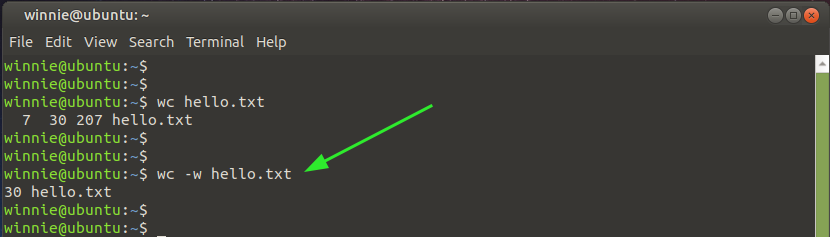 Which Command Can Be Used To Count The Number Lines Words And 