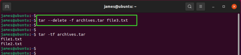 Linux Tar Command